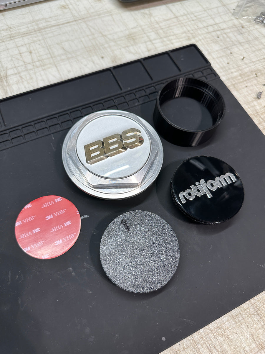 BBS & Rotiform 70mm Floating Center Cap conversion kit – Visual Autowerks