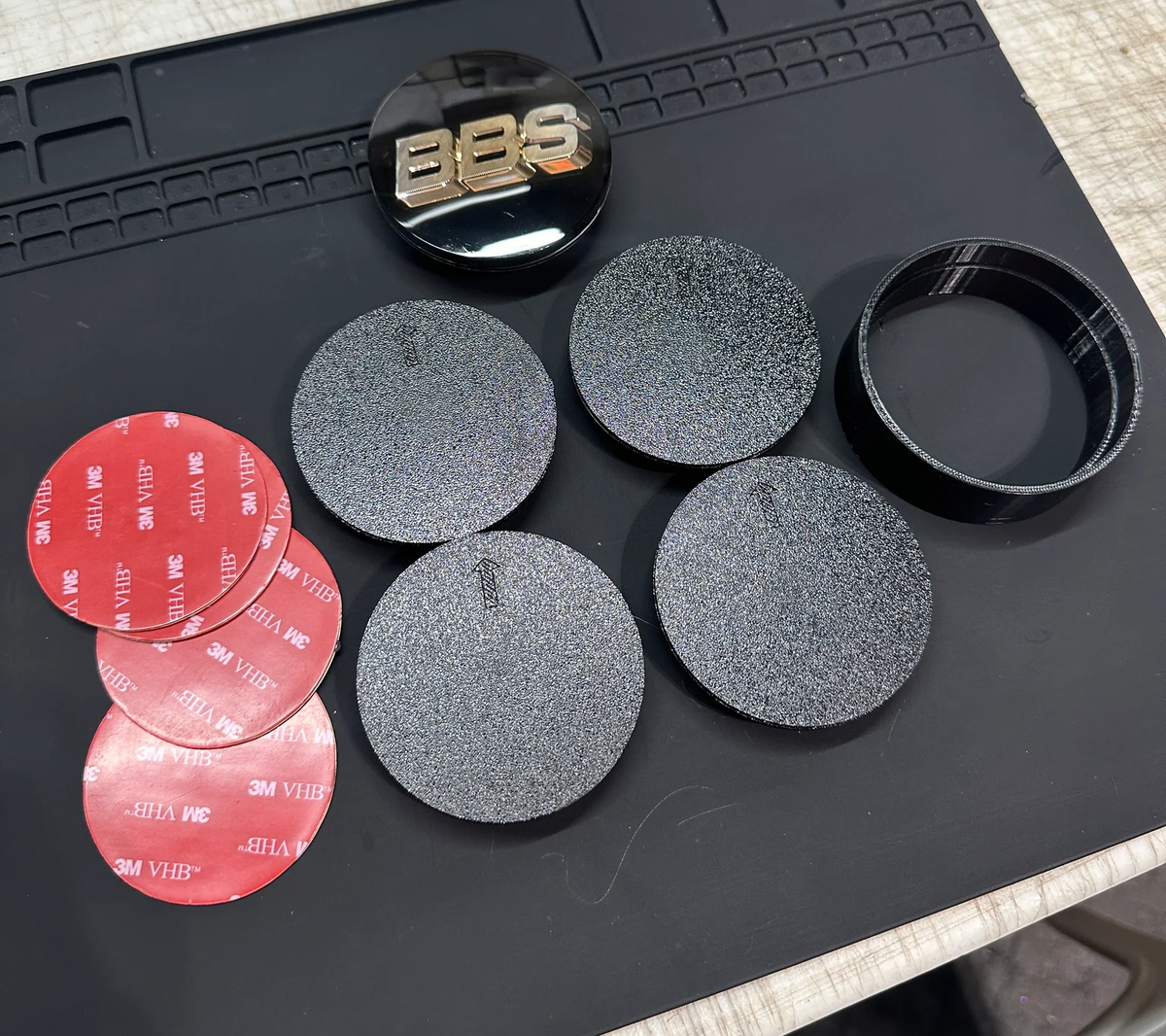 BBS & Rotiform 70mm Floating Center Cap conversion kit – Visual Autowerks